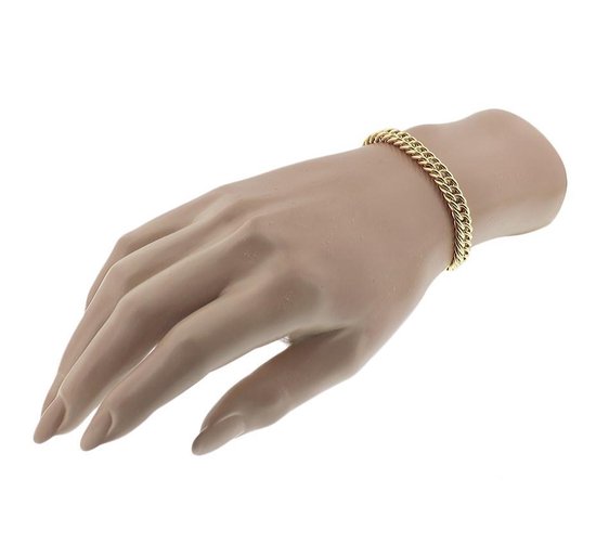 ZilGold Armband 5000184 Geelgoud Gourmet 7 mm 19,5 cm | bol.com