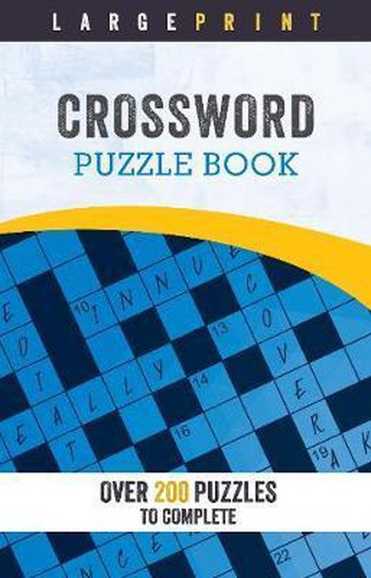 Large Print Crossword Puzzle Book, Parragon Books Ltd | 9781474820059 ...