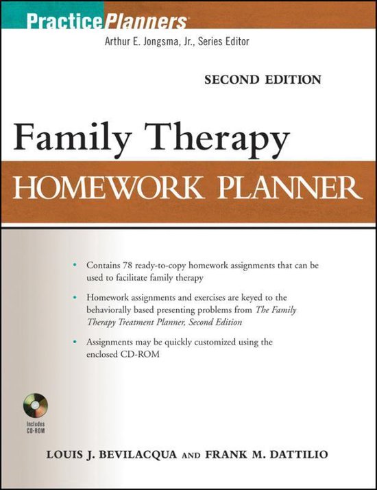 Family Therapy Homework Planner, Frank M. Dattilio | 9780470504390 ...