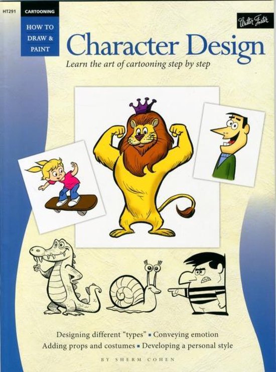 Character Design Cartooning | 9781560109679 | Sherm Cohen | Boeken | bol.com