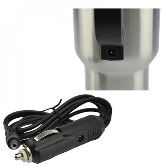 Elektrische 12V RVS Thermosbeker - 12 Volt Reisbeker Coffee To Go ...