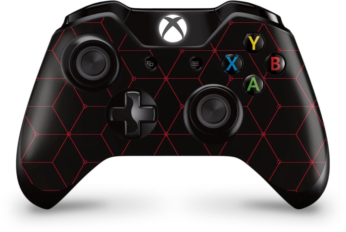 Xbox One Controller Skin Hexagon Rood | bol.com