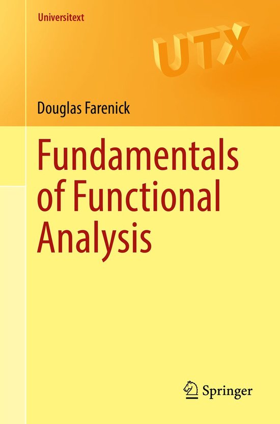 Universitext - Fundamentals of Functional Analysis (ebook), Douglas Farenick |... | bol