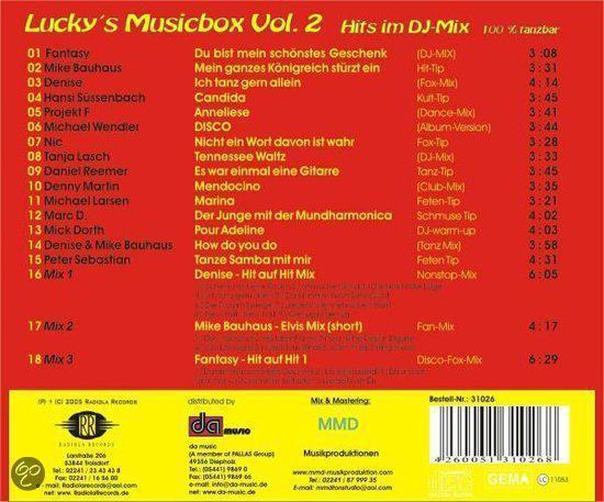 Lucky S Musicbox Vol.2, various artists | CD (album) | Muziek | bol