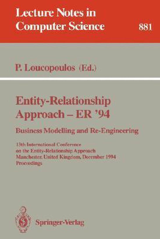 Entity-Relationship Approach - ER '94. Business Modelling and Re ...