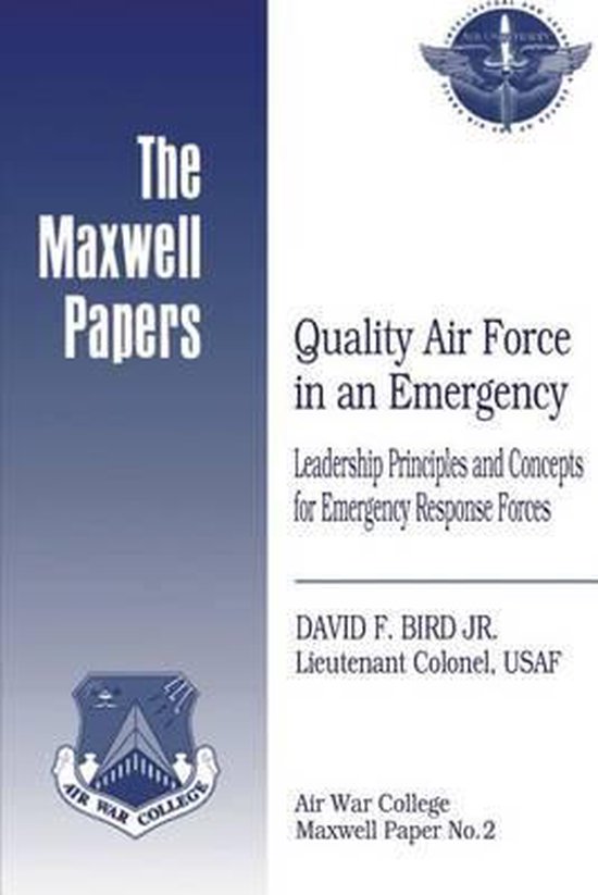 Quality Air Force in an Emergency, Jr Lieutenant Colonel Usaf Dav Bird ...