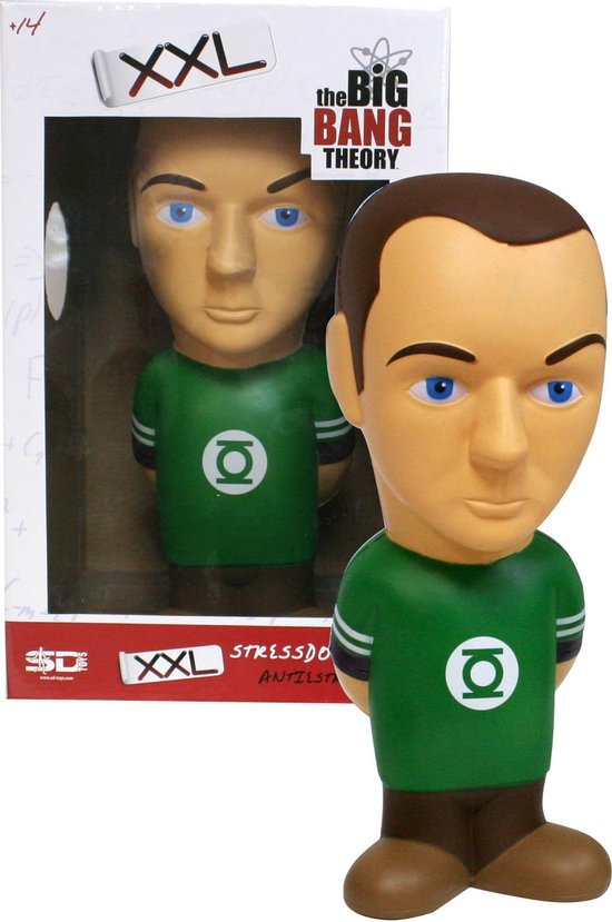 BIG BANG THEORY - Sheldon Cooper XXL Giant Stress Doll - 40cm | bol.com