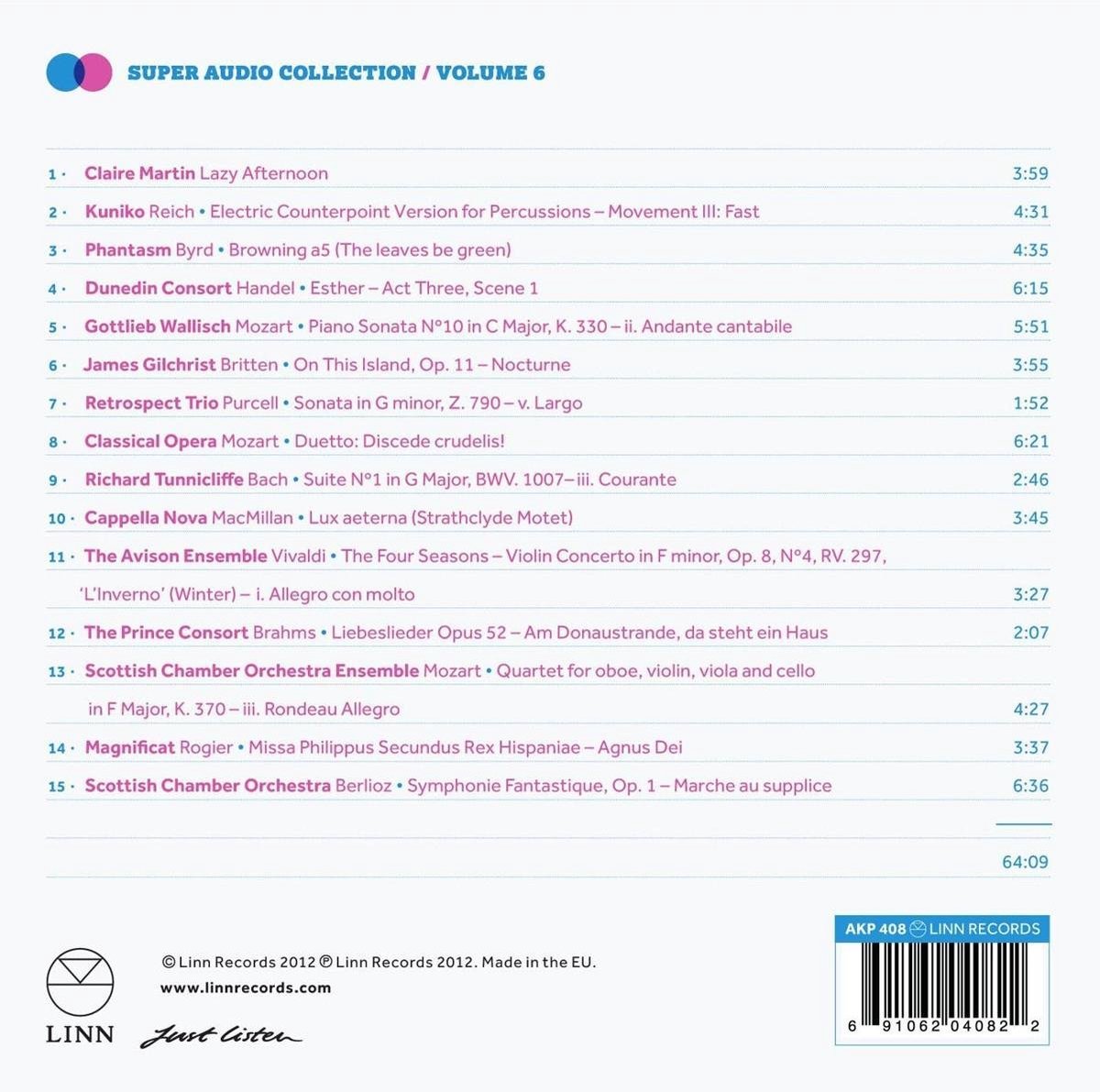 Various Artists - Sacd Sampler Volume 6 (CD), various artists | Muziek ...