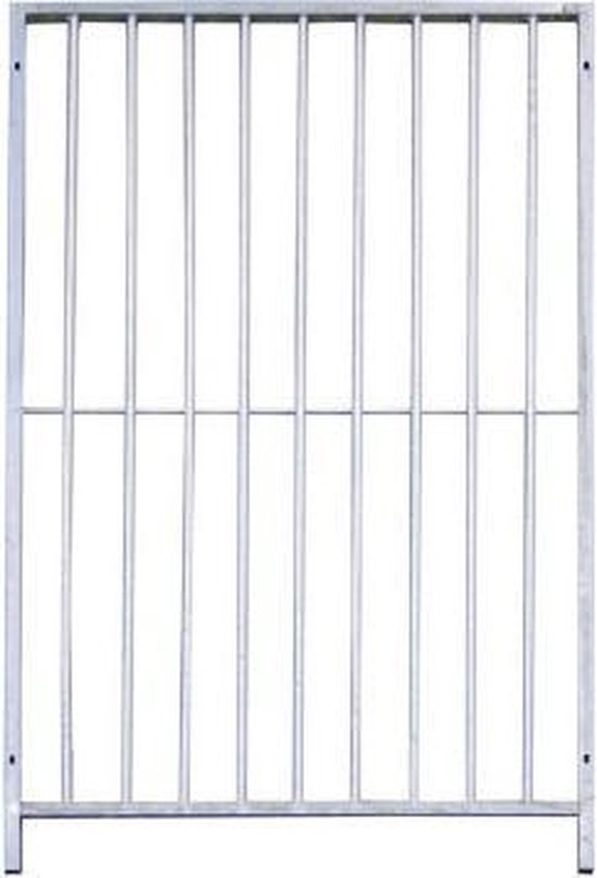 Duvo+ Kennelpaneel spijlen zonder deur verzinkt 200 cm | bol.com