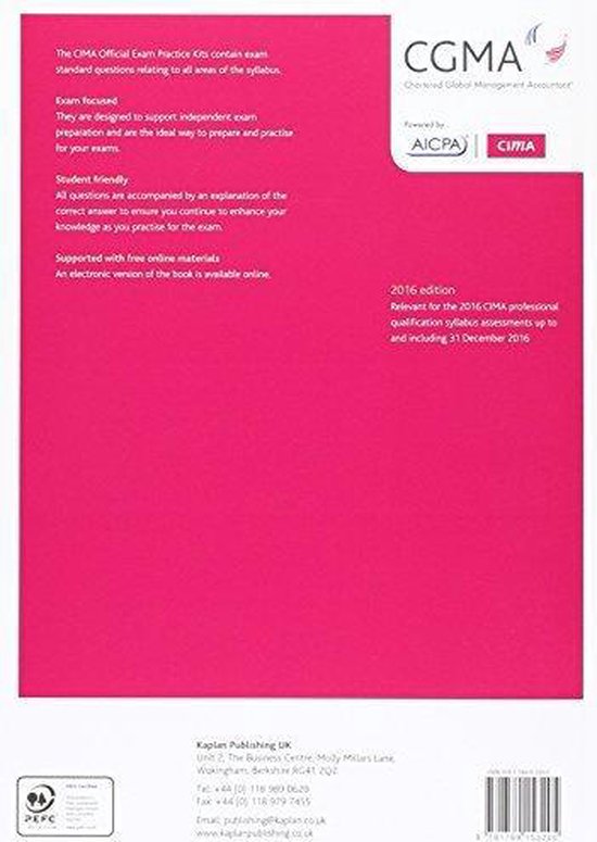 CIMA F1 Financial Reporting and Taxation - Exam Practice Kit ...