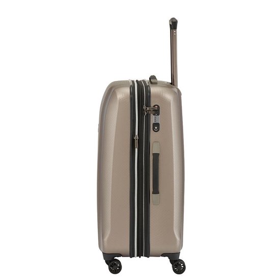 Titan Xenon Deluxe 4 Wheel Trolley M+ Expandable Champagne | bol