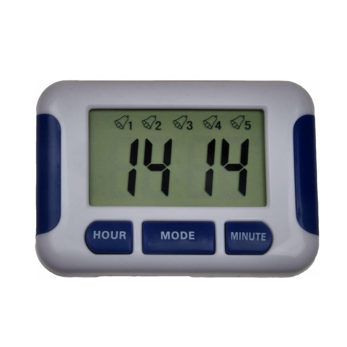 Medicijnalarm met 5 duidelijke alarmen -set van 2 - countdowntimer ...