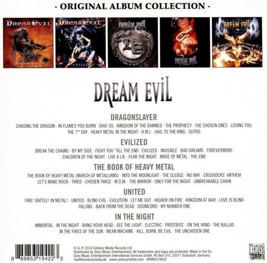 Original Album Collection: Discovering Dream Evil, Dream Evil | CD ...