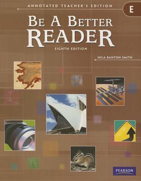 Be a Better Reader Level E Ate, Nila Banton Smith | 9780785466673 ...