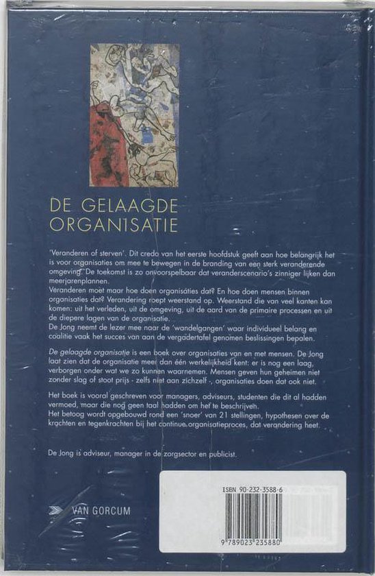 De gelaagde organisatie | 9789023235880 | A.J. de Jong | Boeken | bol