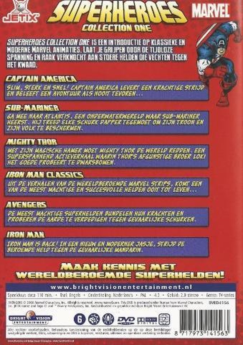 Marvel Super Heroes Collection 1 (Dvd) | Dvd's | bol