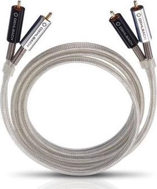 OEHLBACH Silver Express audio kabel 0,5 m 2 x RCA Zilver | bol.com
