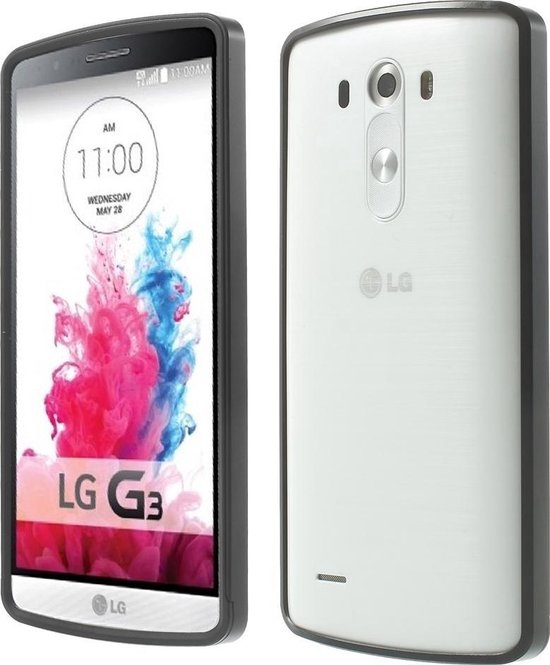 Shop4 - LG G3 - Aluminium Bumper Frame Zwart | bol.com
