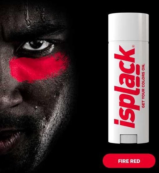 Isplack Colored Eye Black - Fire Red | bol