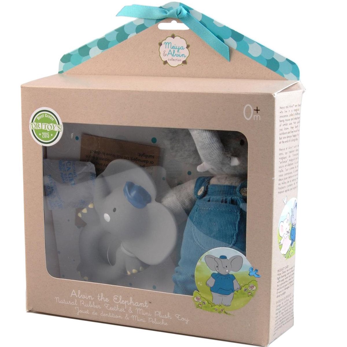 Meiya & Alvin: Olifant ALVIN / BOX SET: Olifant ALVIN soft toy mini 22 ...