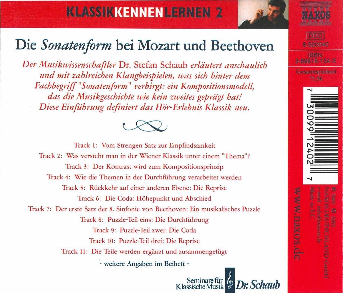 Stefan Schaub - Schaub:Die Sonatenform Bei Moz (CD), Stefan Schaub | Muziek | bol.com