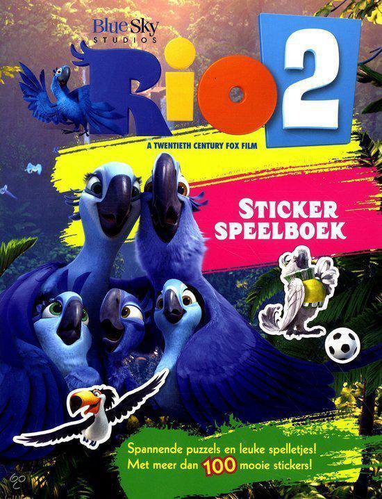 Rio 2 stickerspeelboek, Niet bekend | 9789059474826 | Boeken | bol