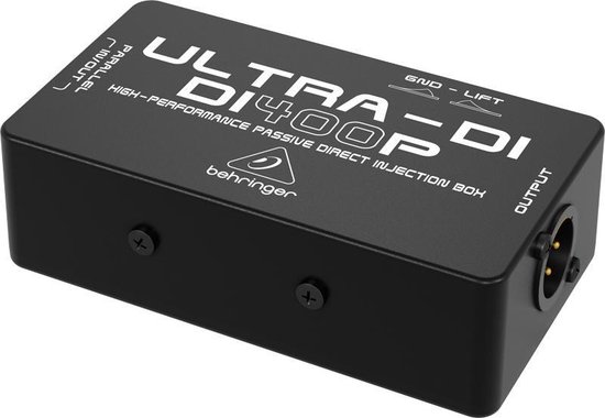 Behringer DI400P Zwart audioschakelaar | bol.com