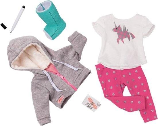Our Generation Kledingset Get Well Soon Roze 46 Cm | bol