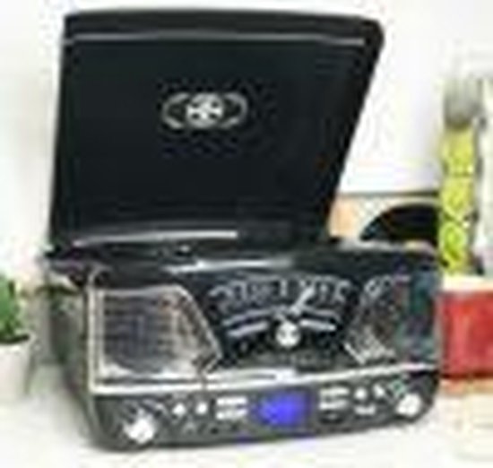 Steepletone Roxy Muziekcenter 4 in 1 - Zwart | bol.com