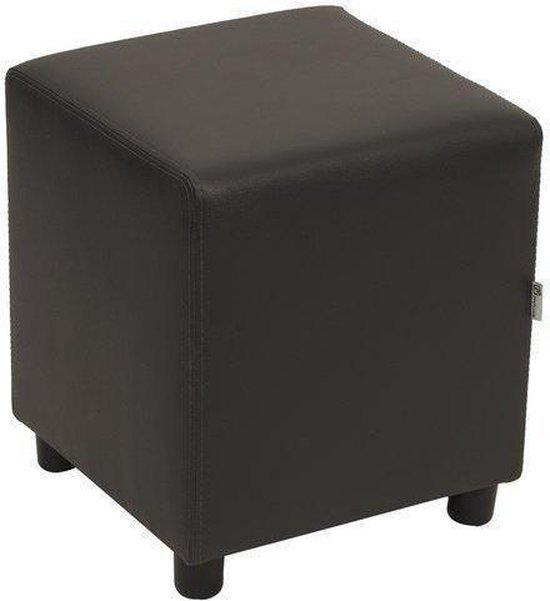 Block poef antraciet grijs | bol