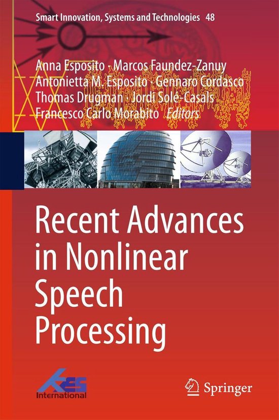 Smart Innovation, Systems and Technologies 48 - Recent Advances in Nonlinear Speech... | bol