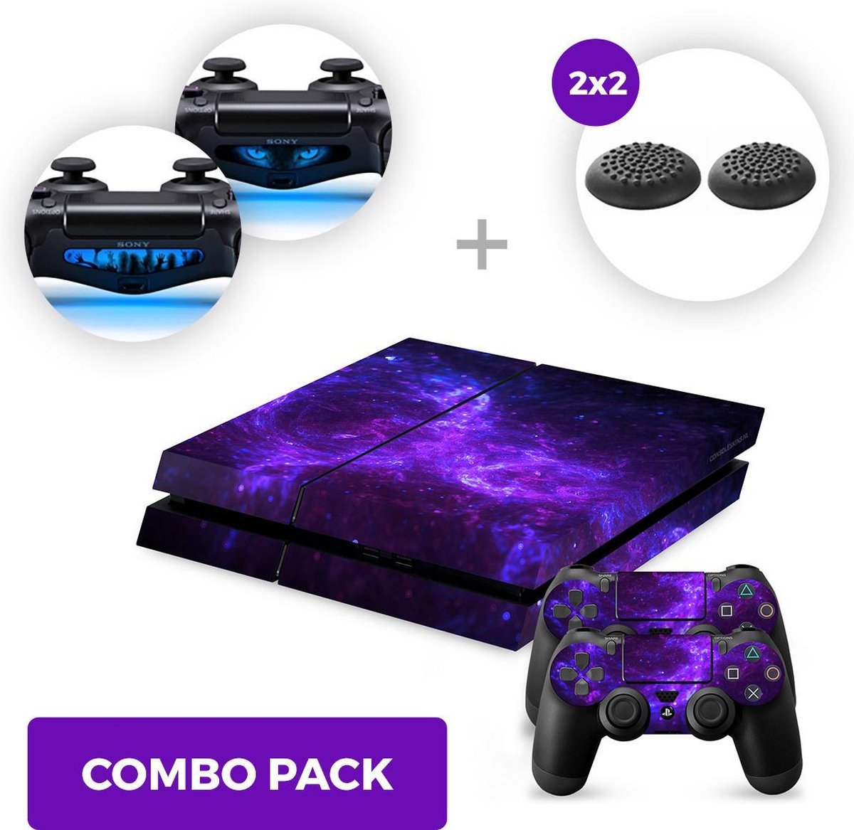 Dark Galaxy Skins Pakket - PS4 PlayStation Stickers | bol.com