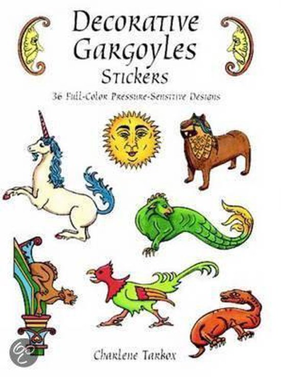 Decorative Gargoyles Stickers, Charlene Tarbox | 9780486295381 | Boeken ...