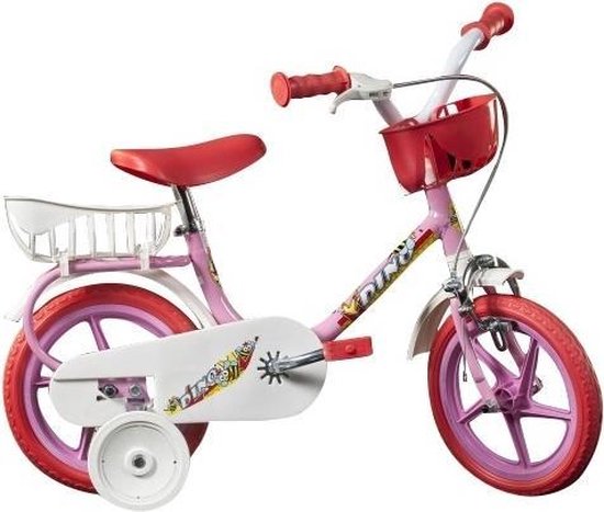 Dino 101l-09 - Kinderfiets - 10 Inch - Meisjes - Roze | bol.com