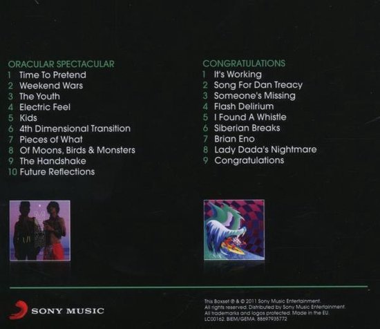 Oracular Spectacular / Congratulations, MGMT | CD (album) | Muziek ...