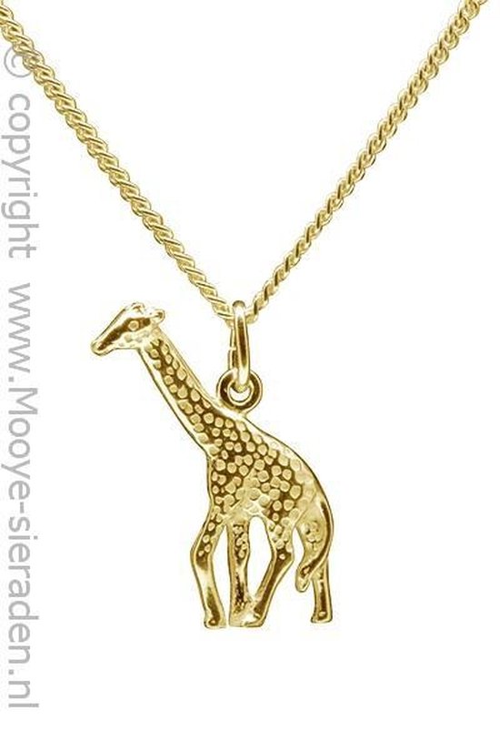 Gouden Giraf ketting hanger | bol.com