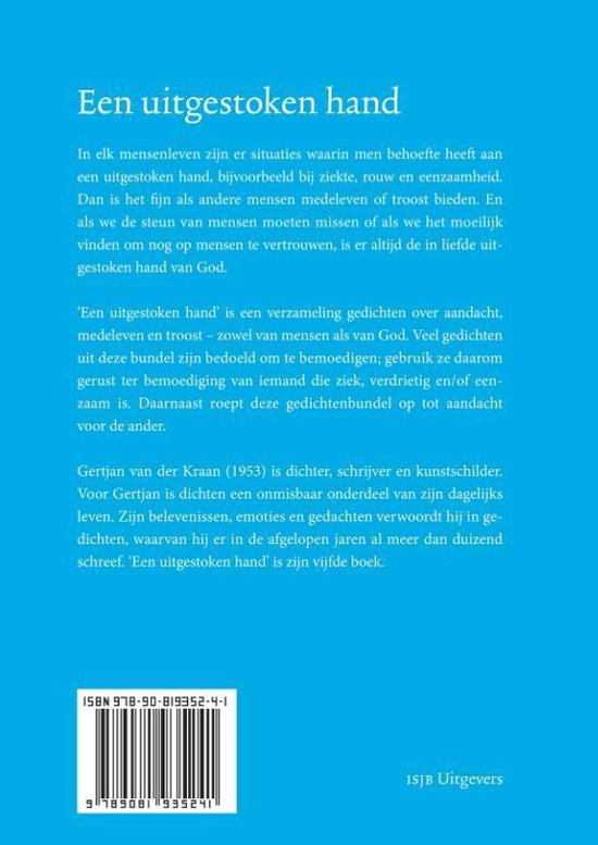 Een uitgestoken hand, Gertjan van der Kraan | 9789081935241 | Boeken | bol