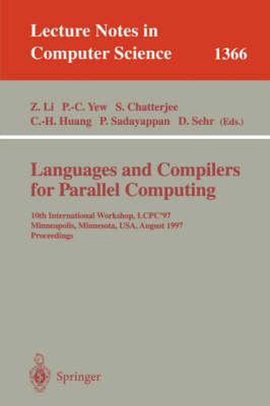 Languages and Compilers for Parallel Computing | 9783540644729 | Ze ...