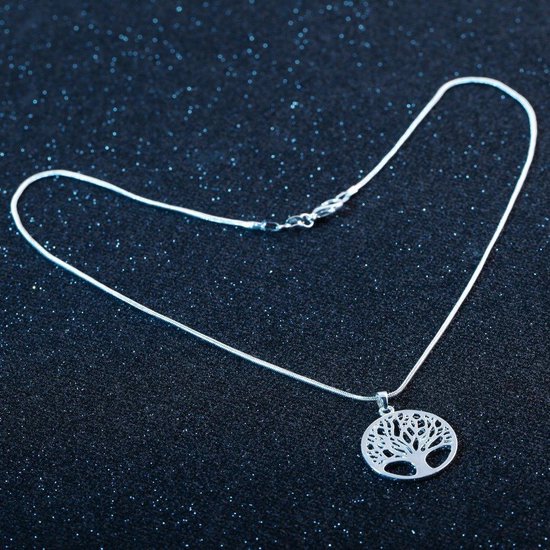 Fate Jewellery Ketting FJ443 - Tree of Life - Zilver - 45cm ...