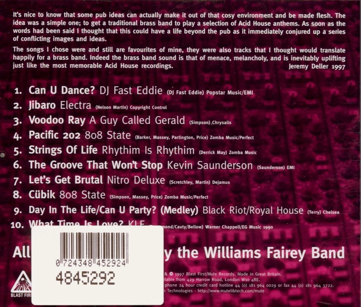 Acid Brass, Williams-Brassb Fairey | CD (album) | Muziek | bol.com