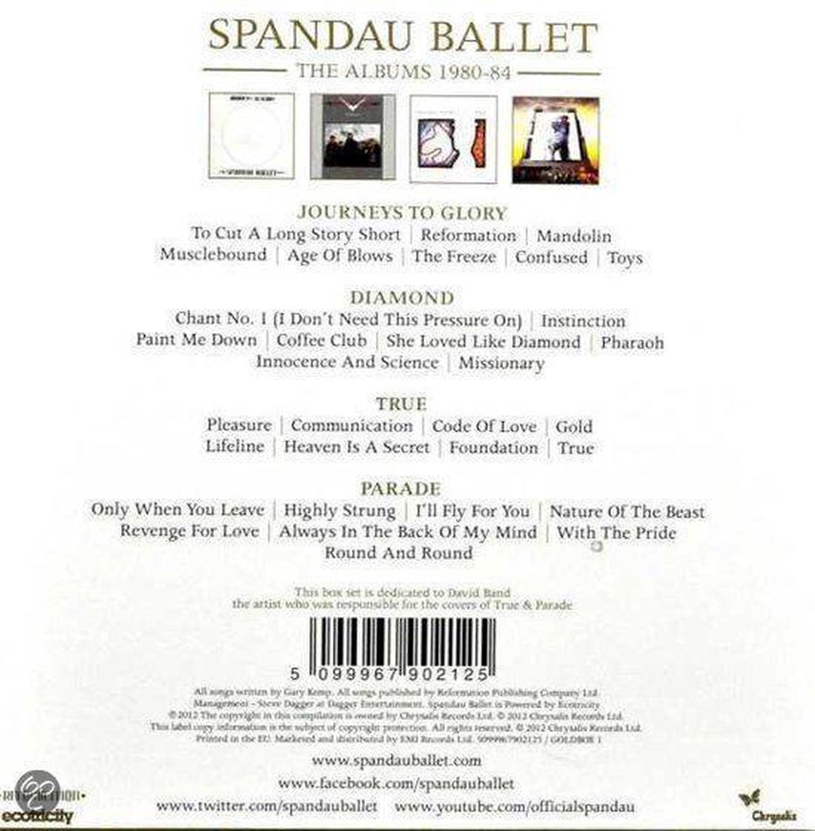 Albums 1980-84, Spandau Ballet | CD (album) | Muziek | bol.com