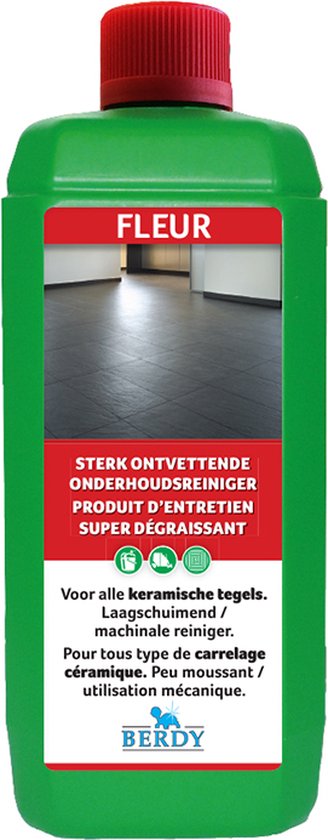 Fleur - Sterk ontvettende reiniger KERAMISCHE TEGELS - Berdy - 1 L | bol