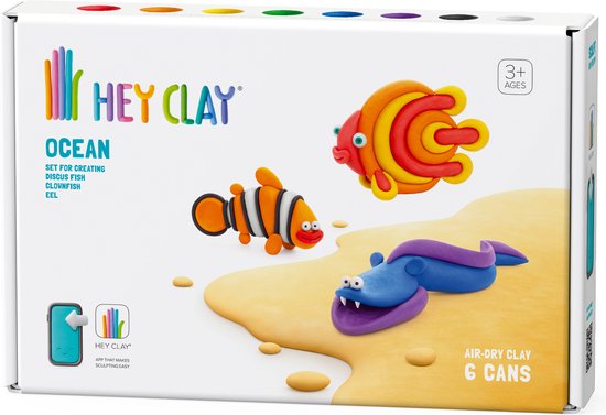 Hey Clay | Ocean - Clownfish, Discus Fish, Eel | bol