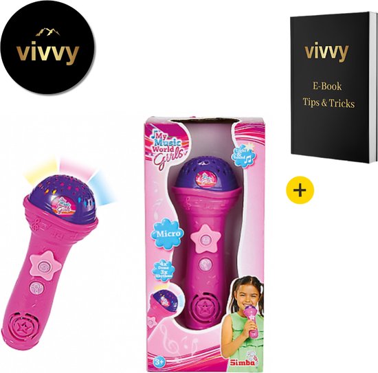 Speelgoed Microfoon Voor Meisjes - Echo Microfoon Voor Speelplezier ...