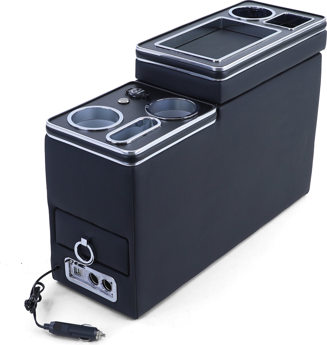 Peugeot Expert Luxe Middenconsole USB Aansluiting Bekerhouder Organizer ...