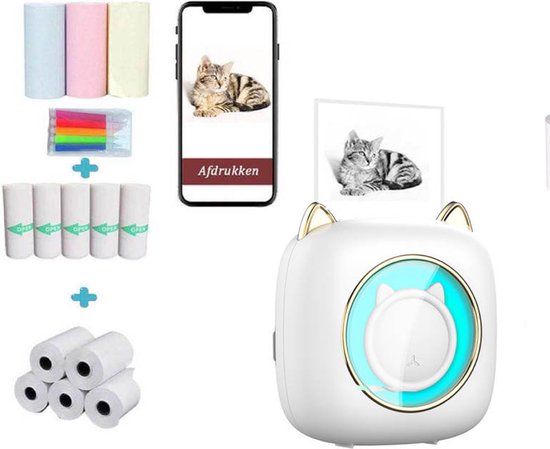 VanHalGoods - Pocket Printer - Mini Printer - Printer - Kan Van Kleur ...