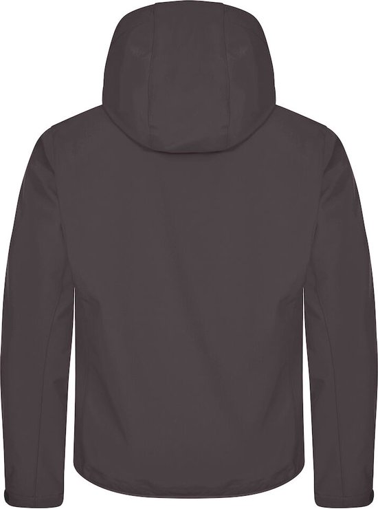 Clique Basic Hoody Softshell Jacket 020912 - Mannen - Pistol - L | bol