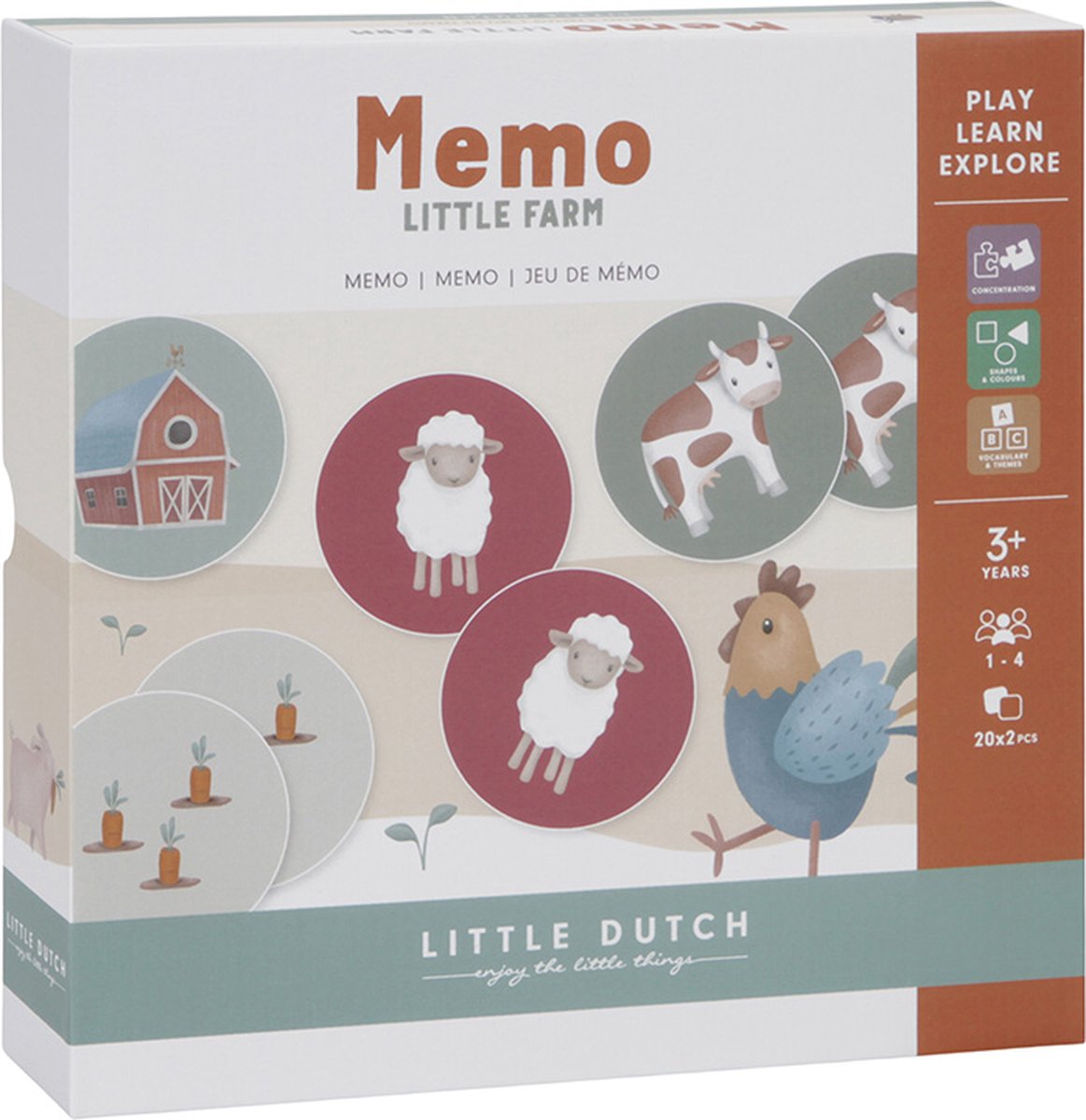 Little Dutch - Memo spel FSC - Little Farm | Games | bol