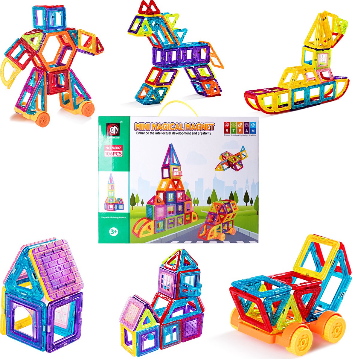 Coast Magnetische Bouwstenen - Kleuters - Speelgoed | bol.com