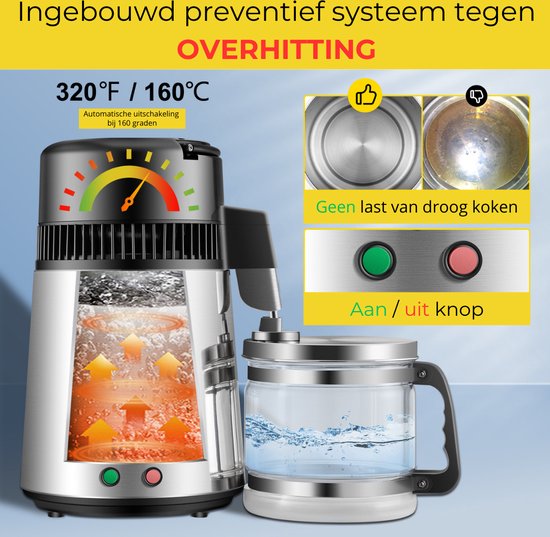 Destilleerketel - Destilleerapparaat - Water destilleren - RVS ...